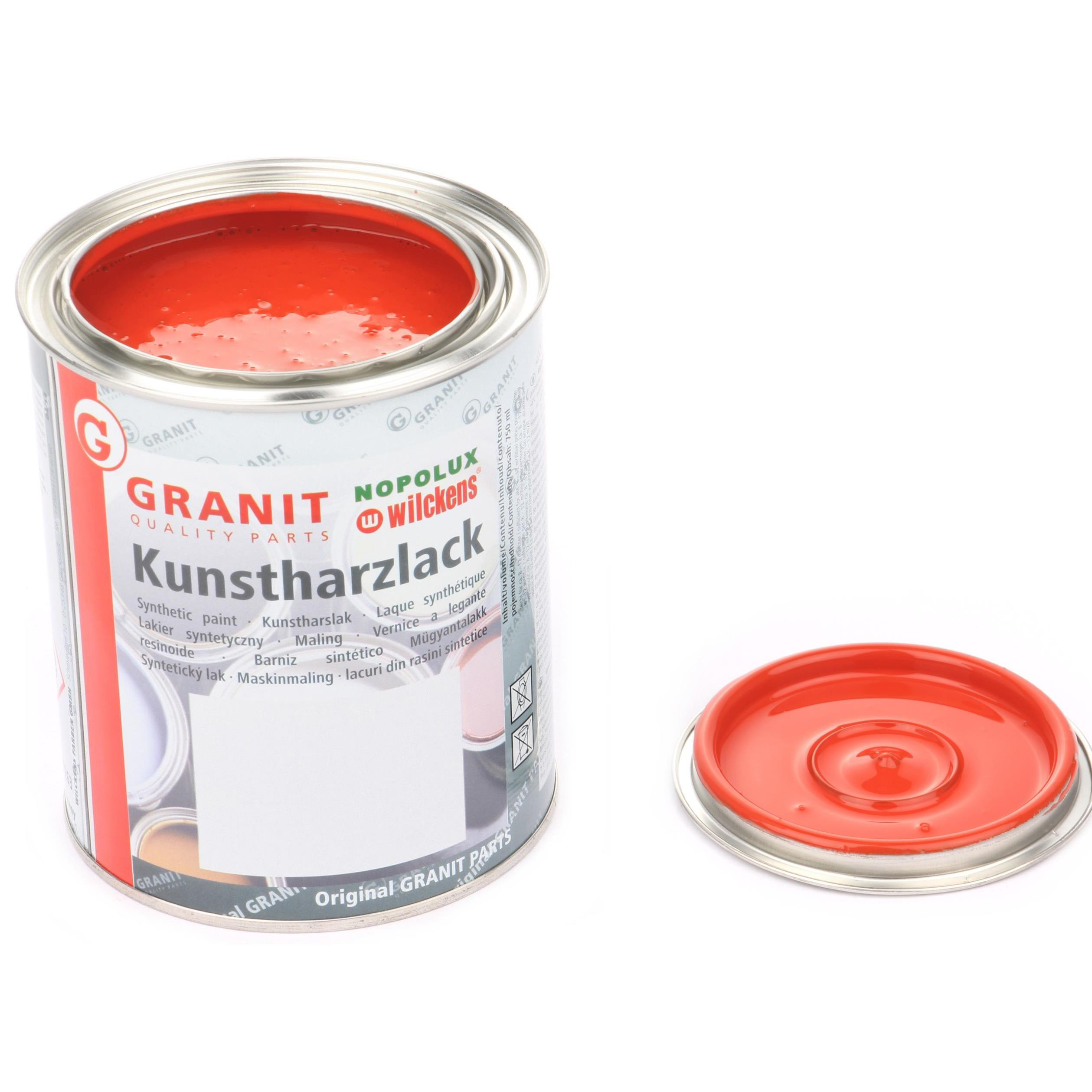 Farba czerwona lakier czerwony RAL 2002 2,5l DE - 270047 - GRANIT ...