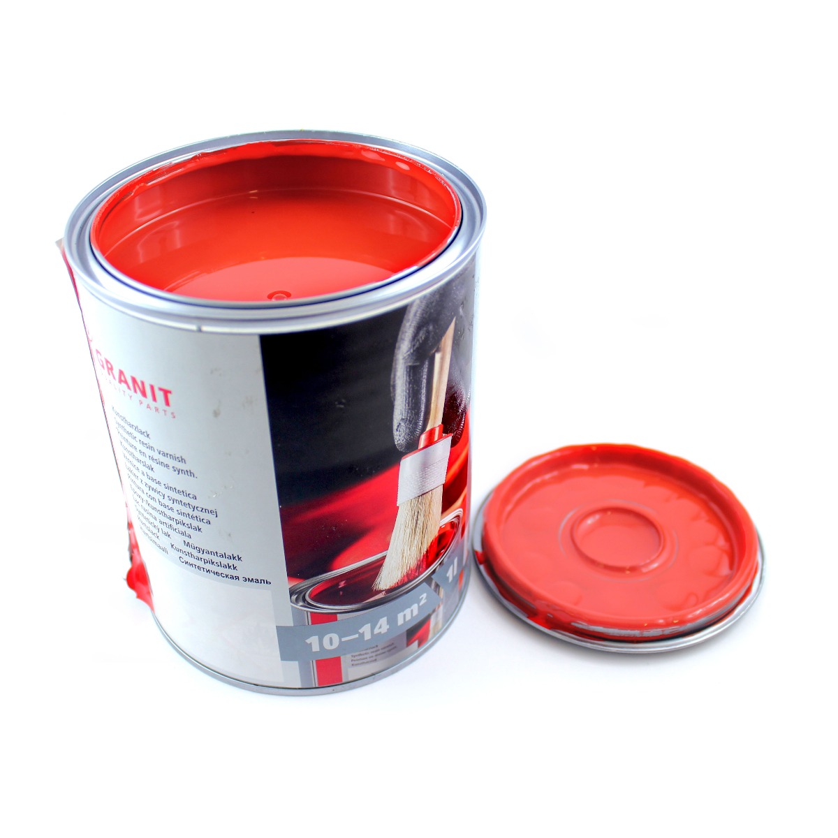 Farba czerwona lakier czerwony RAL 2002 2,5l DE - 270047 - GRANIT ...